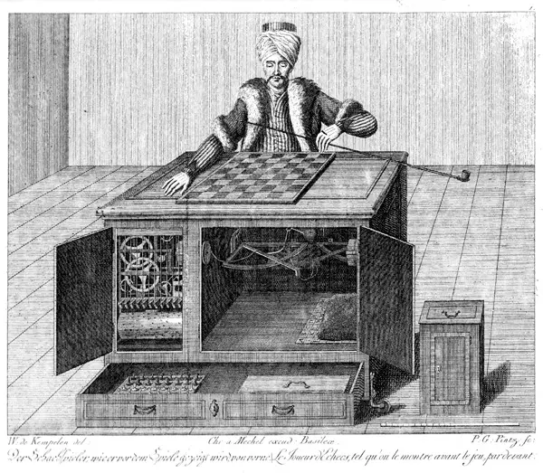 The Mechanical Turk: hoe een schaakspel hoax echte computers inspireerde