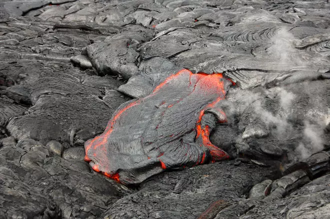 Kilauea Lav Akışlarının Videosu