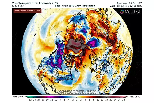 מי האוקיינוס הארקטי "חמים בטירוף" מעכבים את ההקפאה ומזרימים חום לאטמוספירה