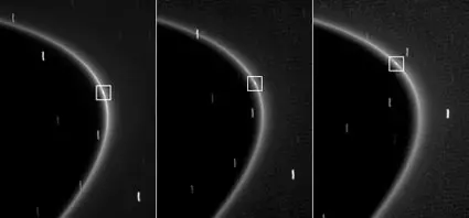 Heyva biçûk a ku di zengilên Saturnê de hat keşifkirin, Mizgefteke Astronomîkî Çareser dike