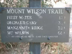 ຍ່າງຂຶ້ນ Mount Wilson