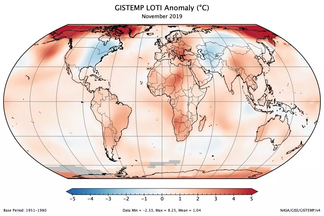 2019 sil it waarmste desennium op rekord foar Planet Earth slute