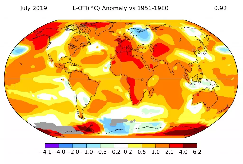 Минатиот месец беше најтоплиот јули на Земјата досега - и според повеќето мерила најтоплиот месец, период.